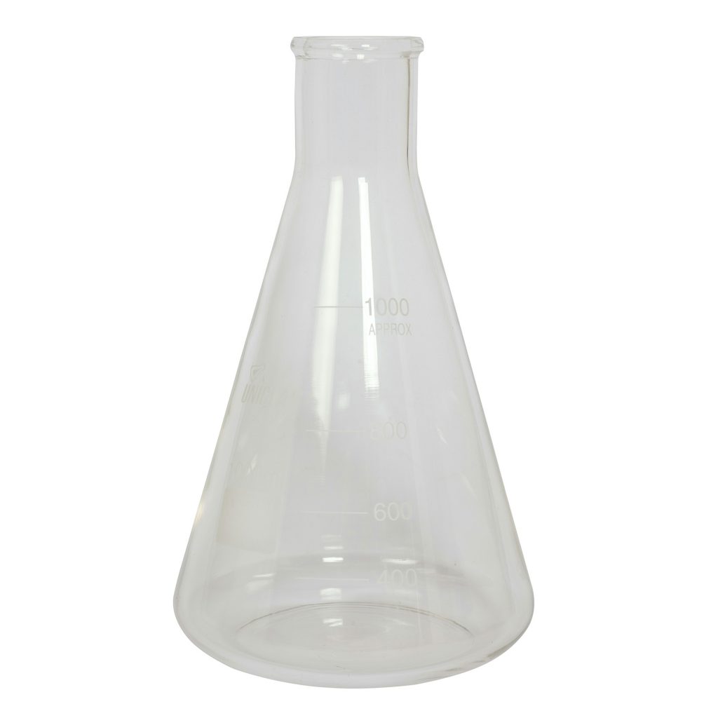Frasco Erlenmeyer B.E. graduado cap. 1000 ml – Poisl Brew